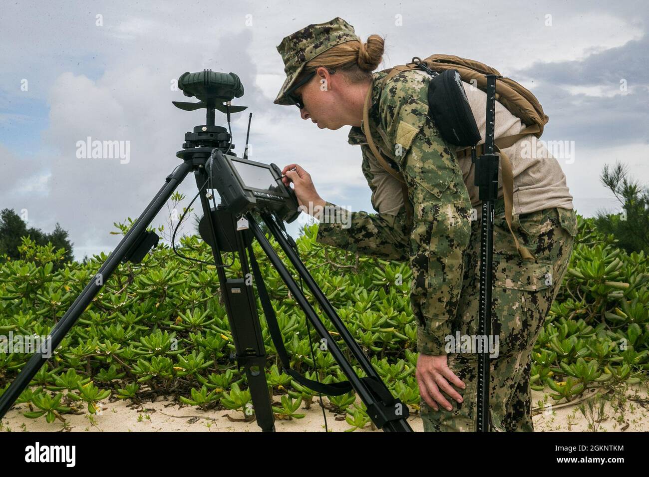 U.S. Navy EAC Kalee Revilla, navy chief petty officer with EA shop ...