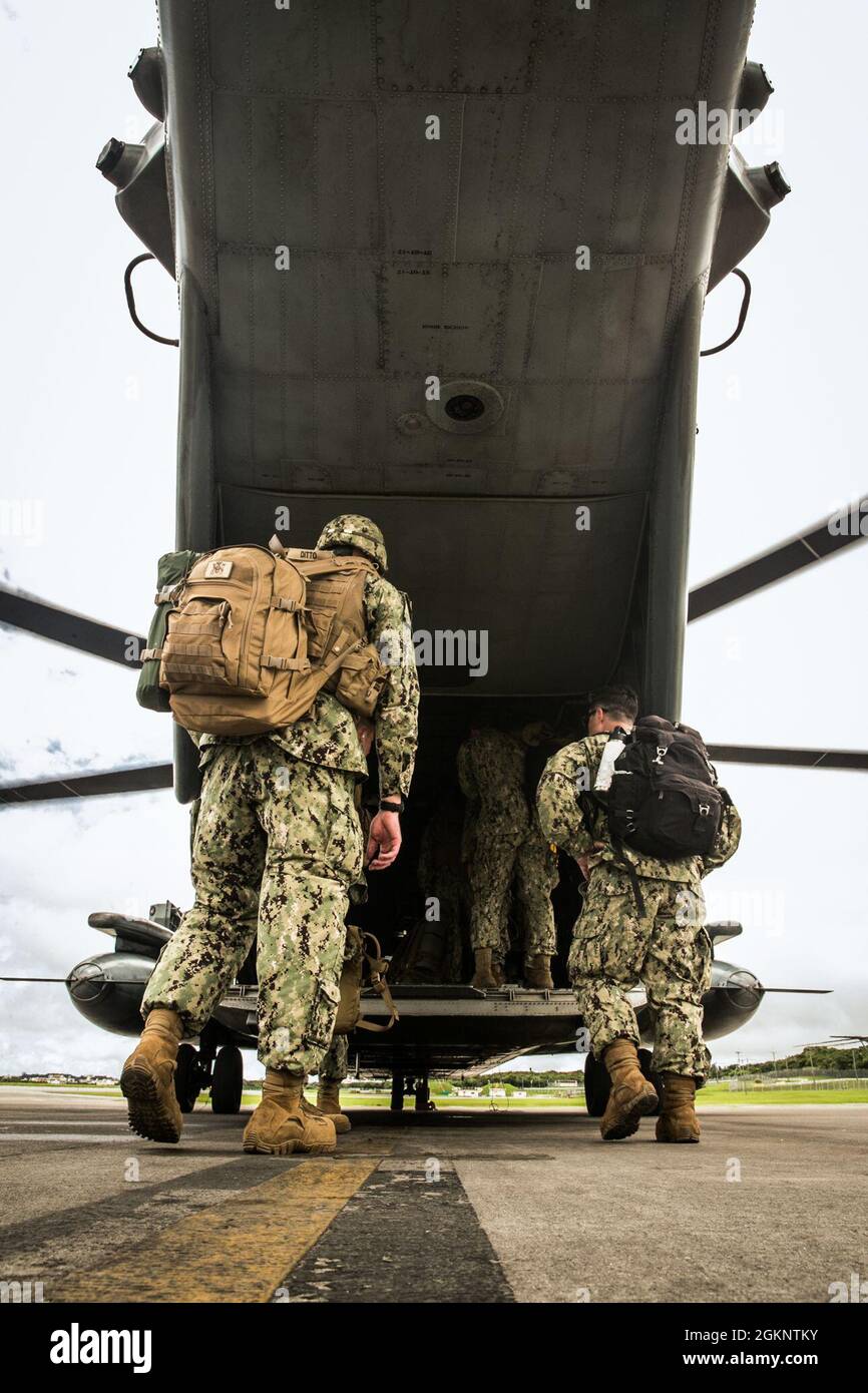 U.S. Marines and Sailors participating in exercise Poseidon’s ...