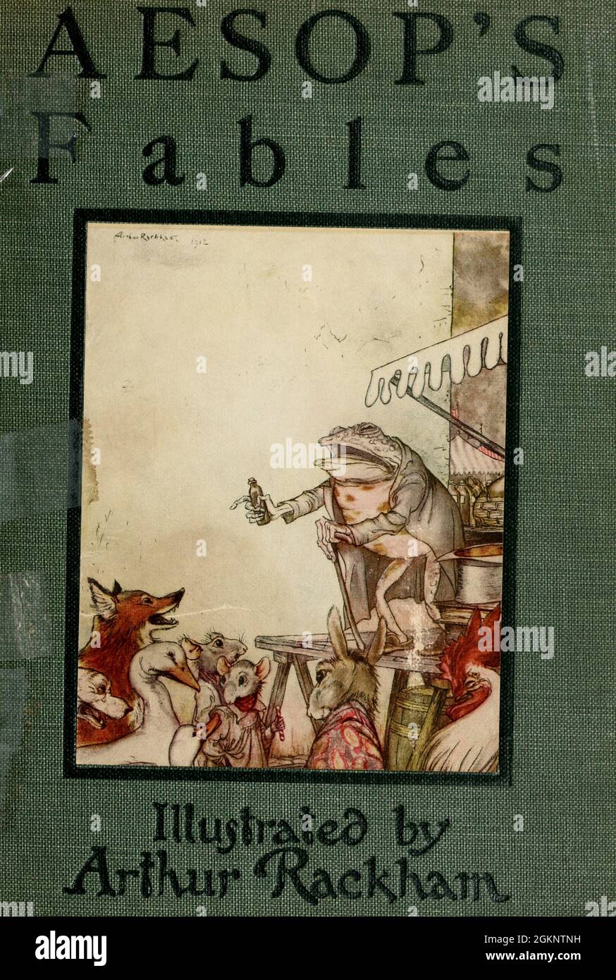 Aesop fables book cover hi-res stock photography and images - Alamy