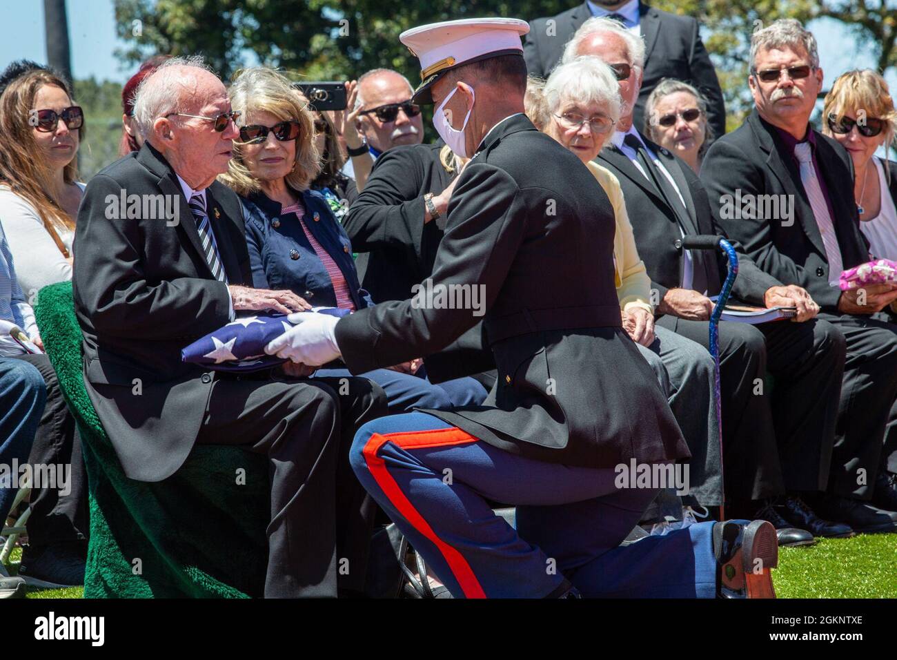 U.S. Marine Lt. Col. Christopher Benson, a recruiting support officer ...