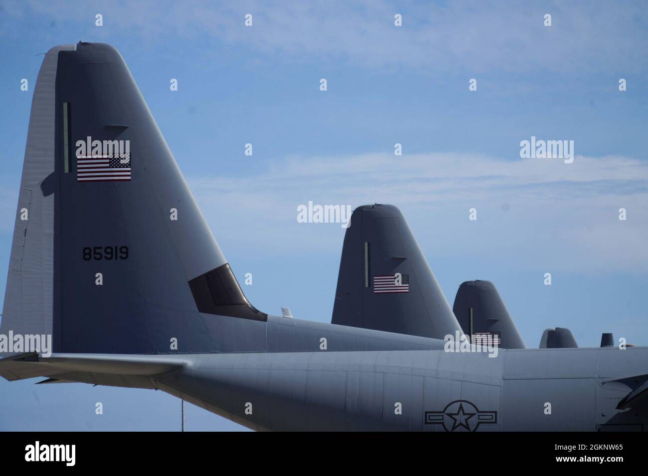 Three newly crafted C-130J Hercules aircraft awaiting to replace legacy ...