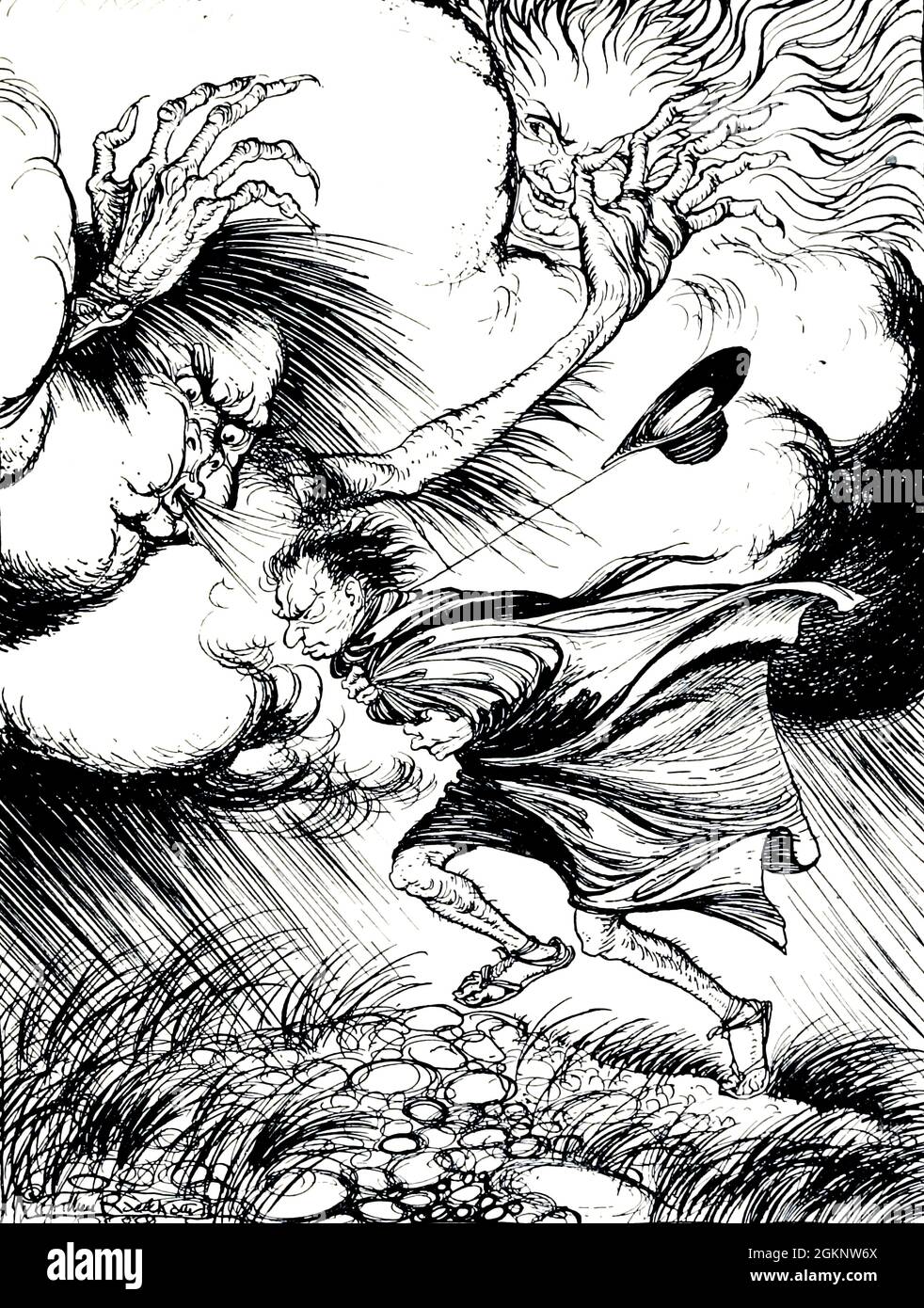 The North Wind and the Sun Aesop's fables Published in 1912 in London ...