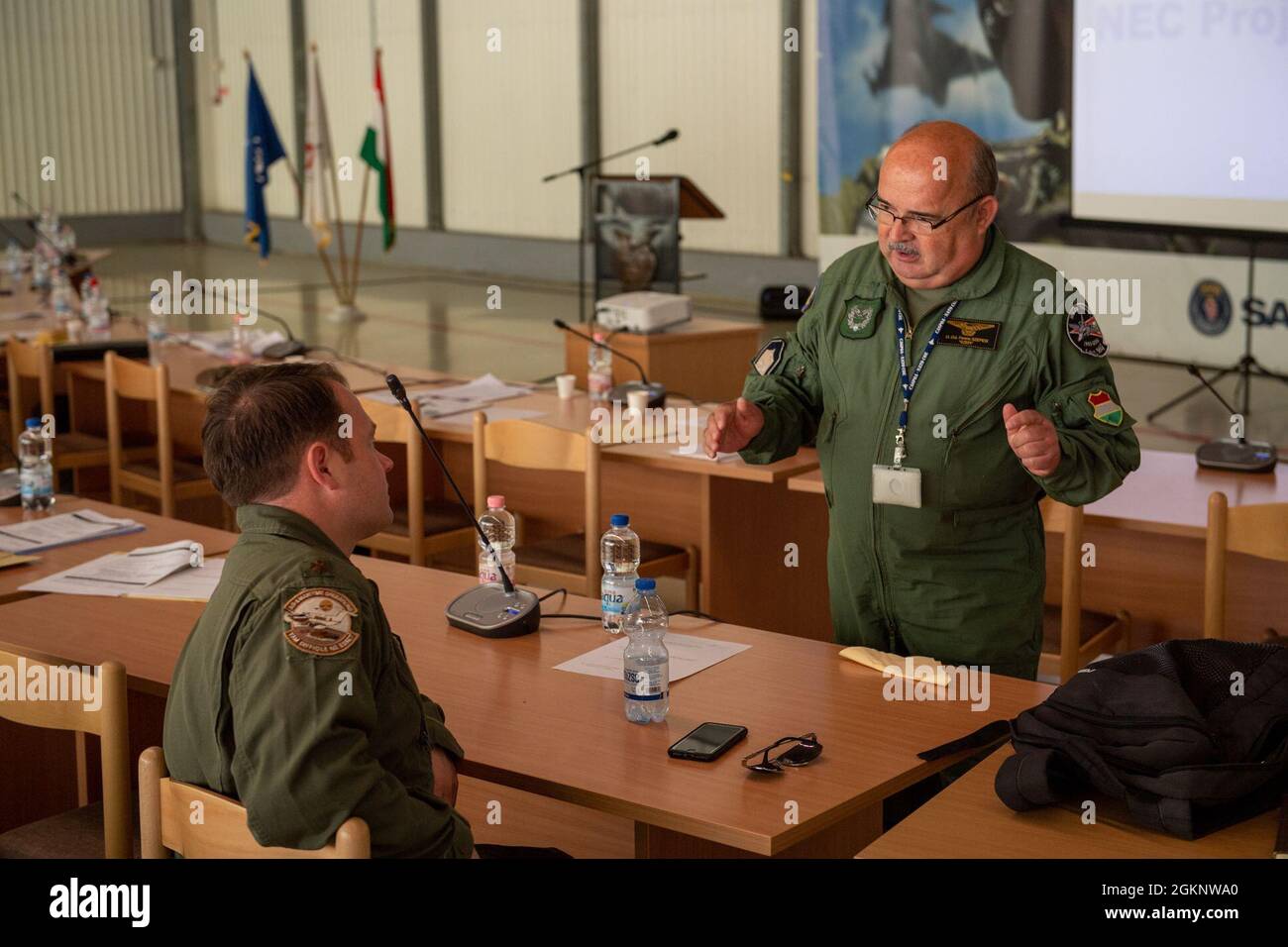 U.S. Air Force Maj. Thomas Nolta, Assistant Air Attache to the U.S ...