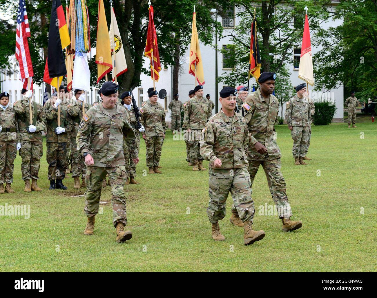 (From Left to Right) U.S. Army Maj. Gen. Christopher Mohan, 21st ...