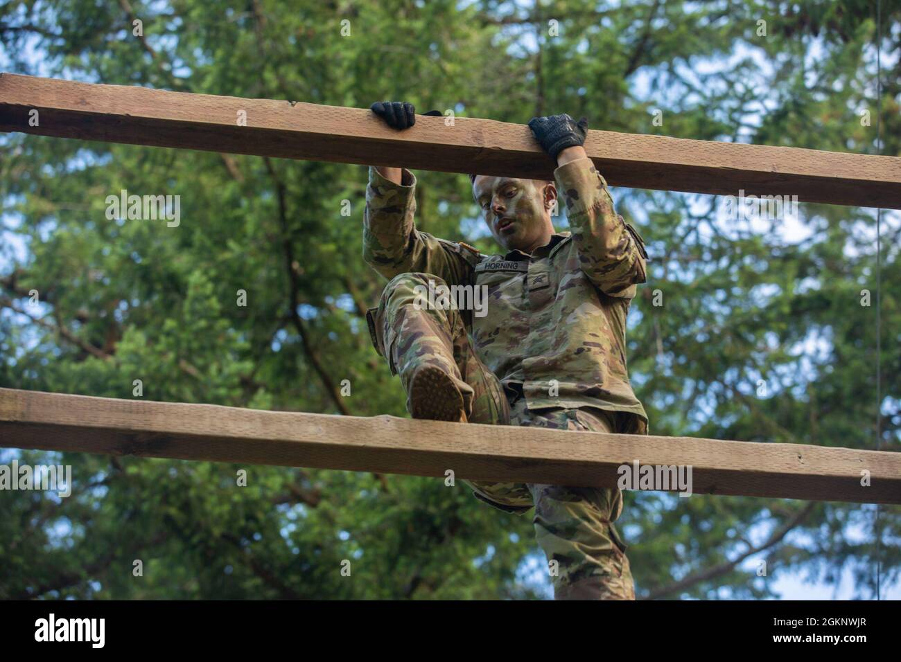 Sgt. Daniel Horning, an intelligence analyst assigned to Headquarters ...