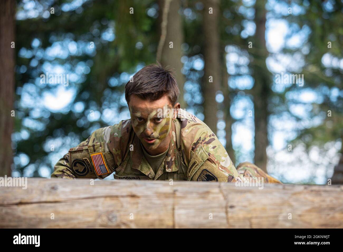 Sgt. Daniel Horning, an intelligence analyst assigned to Headquarters ...