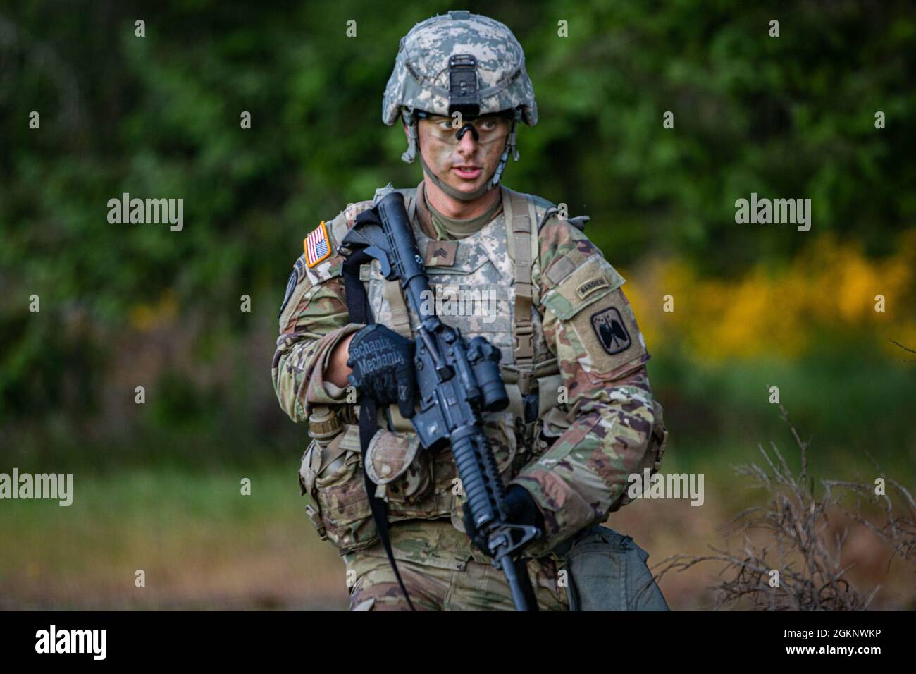 Sgt. Daniel Horning, an intelligence analyst assigned to Headquarters ...