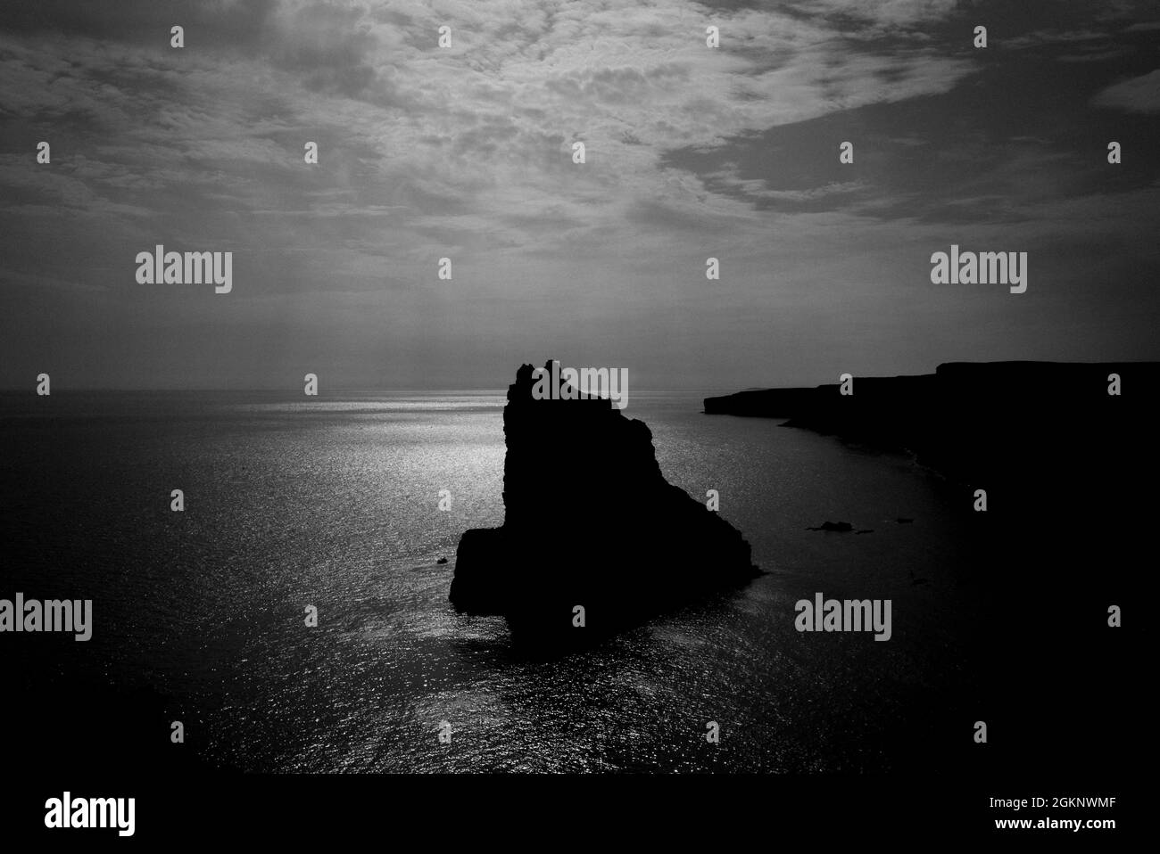 North sea coastal landscape Black and White Stock Photos & Images - Alamy
