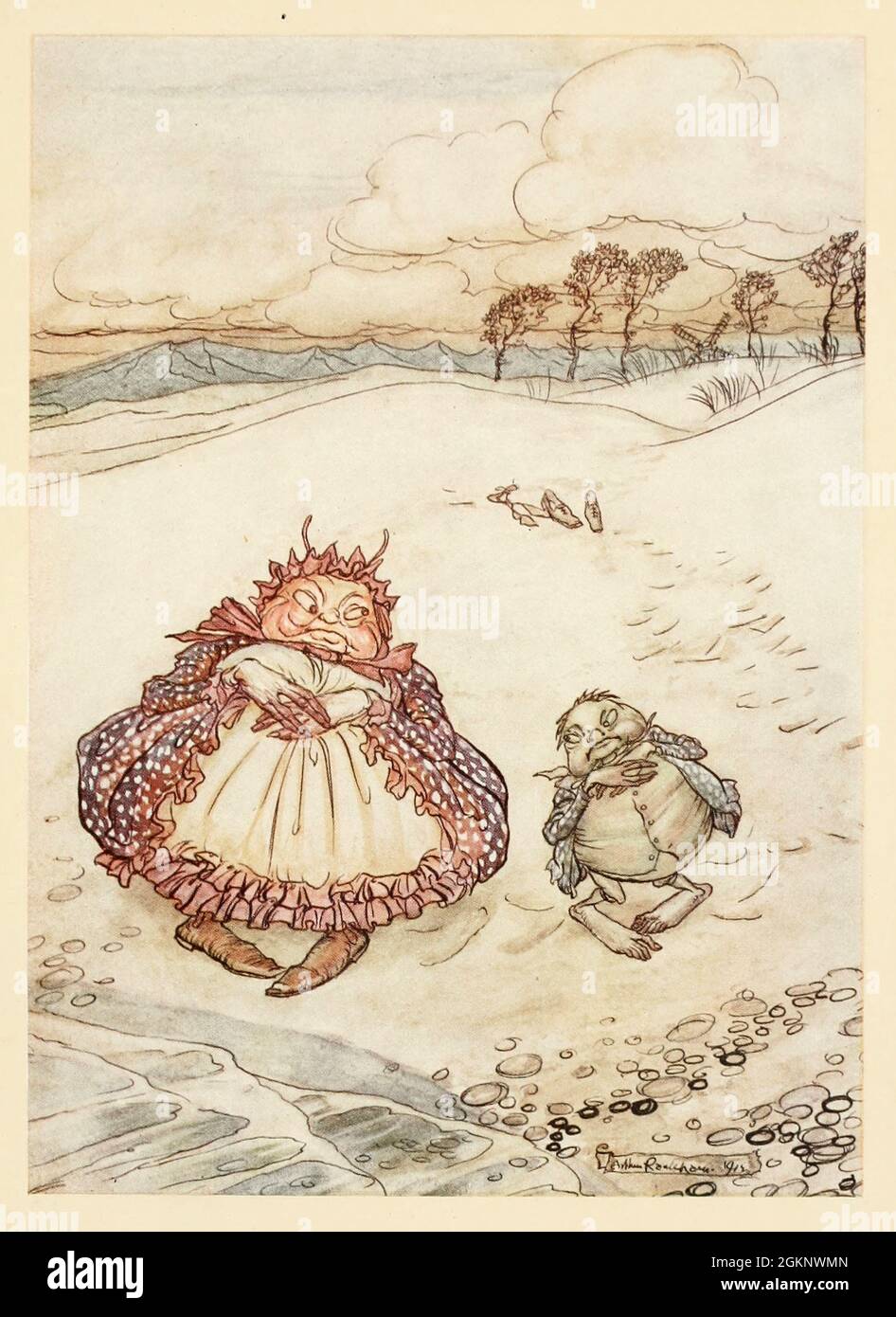 The Crab and his Mother from the book ' Aesop's fables ' Published in ...