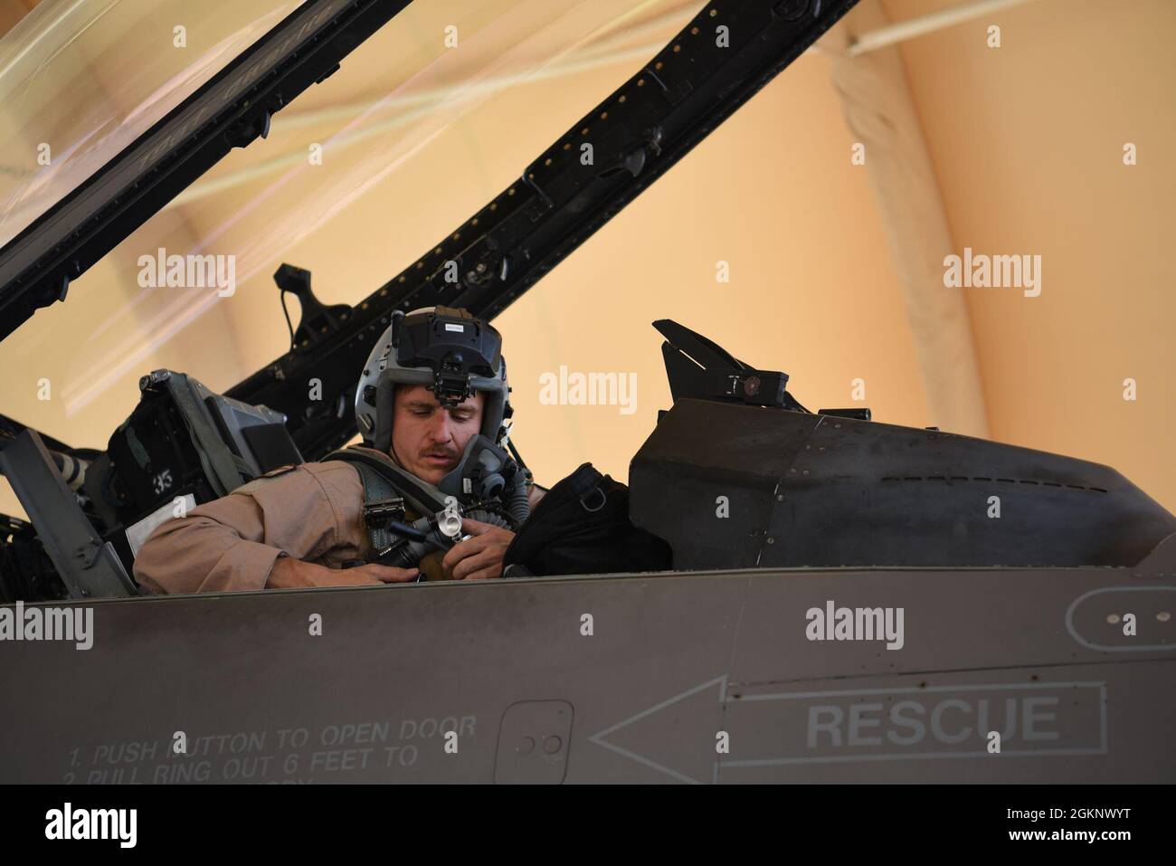 U.S. Air Force Maj. Taylor Roach, 157th Expeditionary Fighter Squadron ...