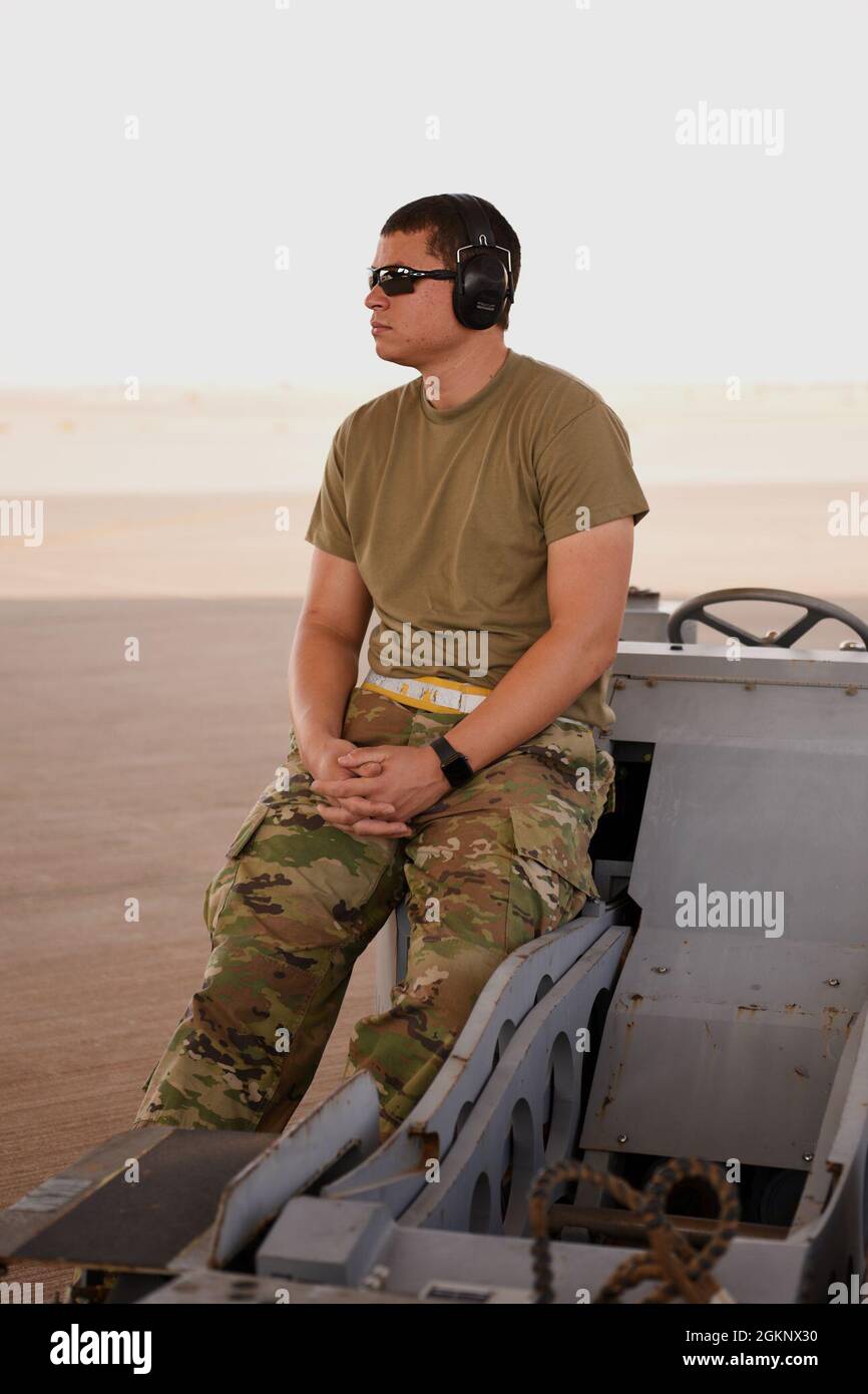 U.S. Air Force Staff Sgt. Caleb Menges, 157th Expeditionary Fighter ...