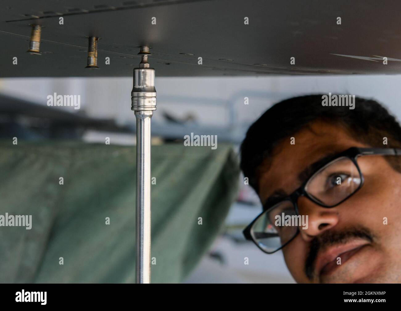 U.S. Air Force Staff Sgt. Michael Montez, 555th Aircraft Maintenance ...