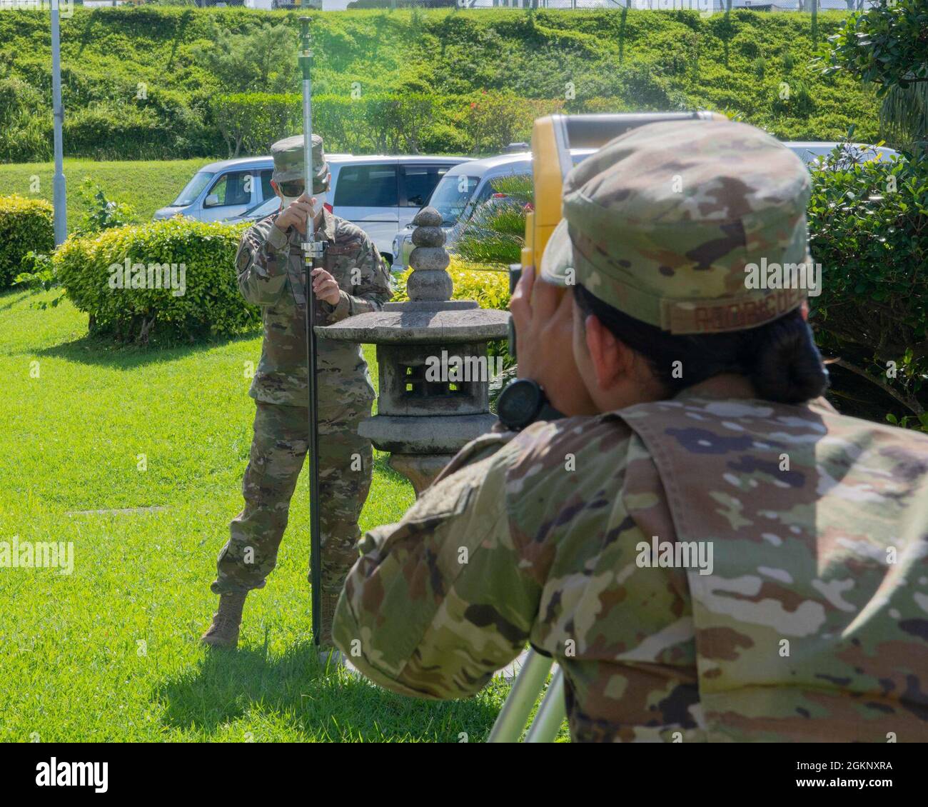 Airmen with the 718th Civil Engineer Squadron, Execution Support ...