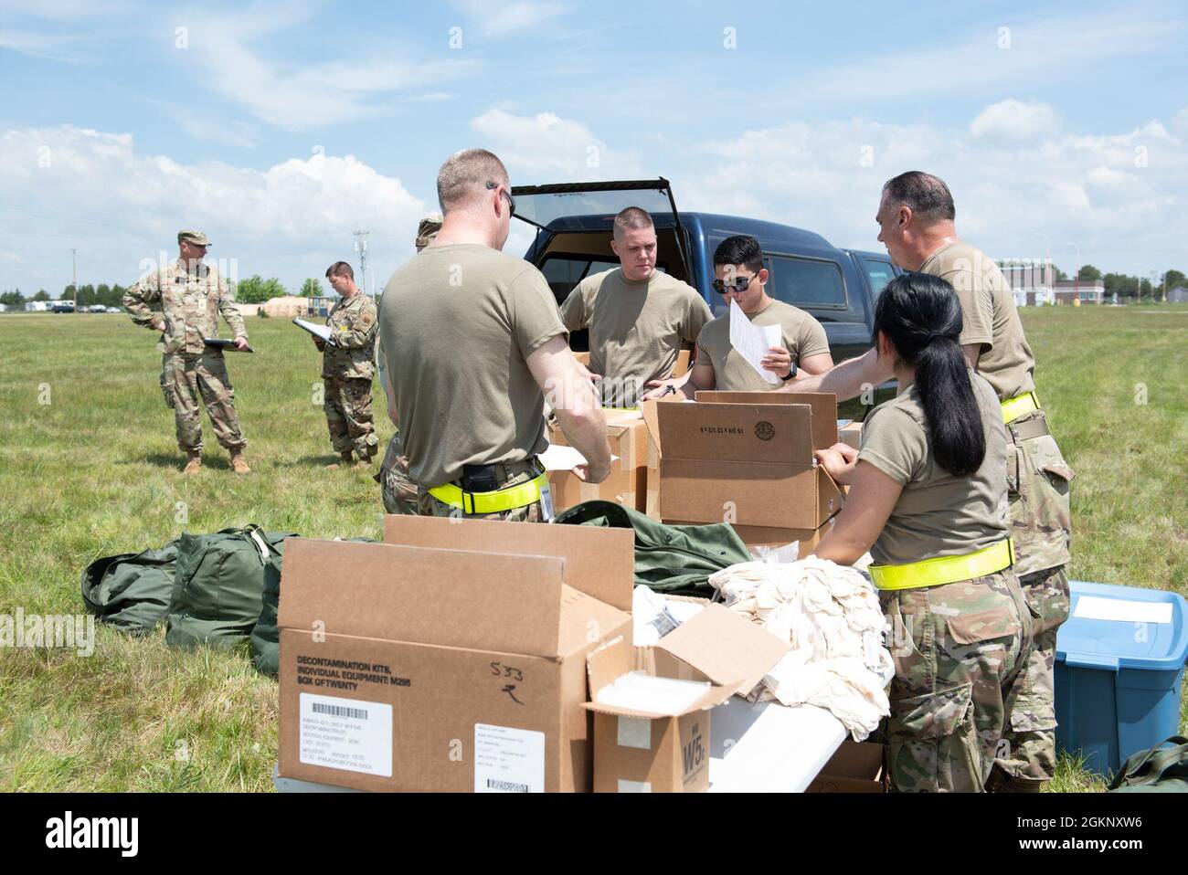 Members of 102nd Intelligence Wing participated in a field training ...
