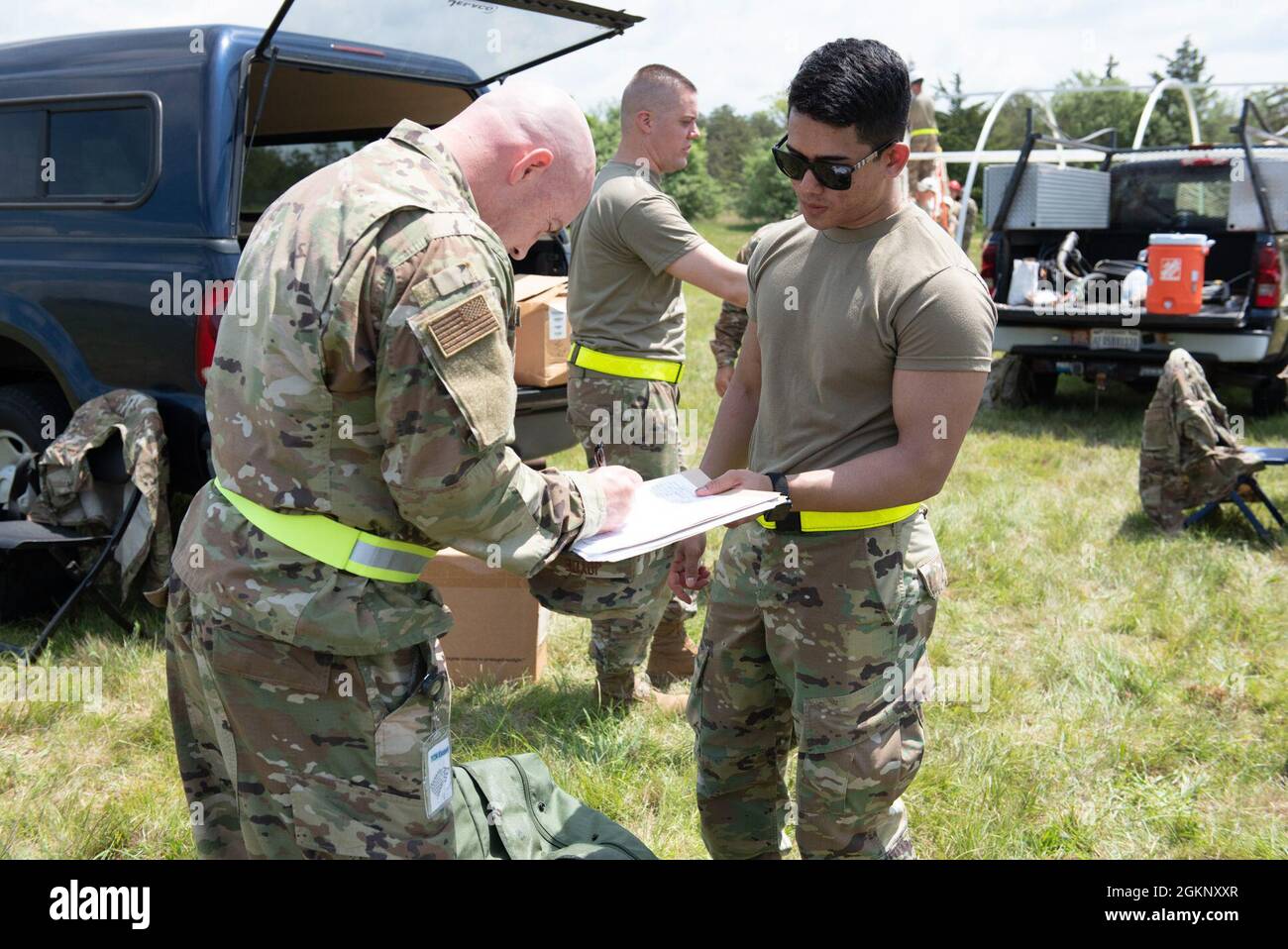 Members of 102nd Intelligence Wing participated in a field training ...