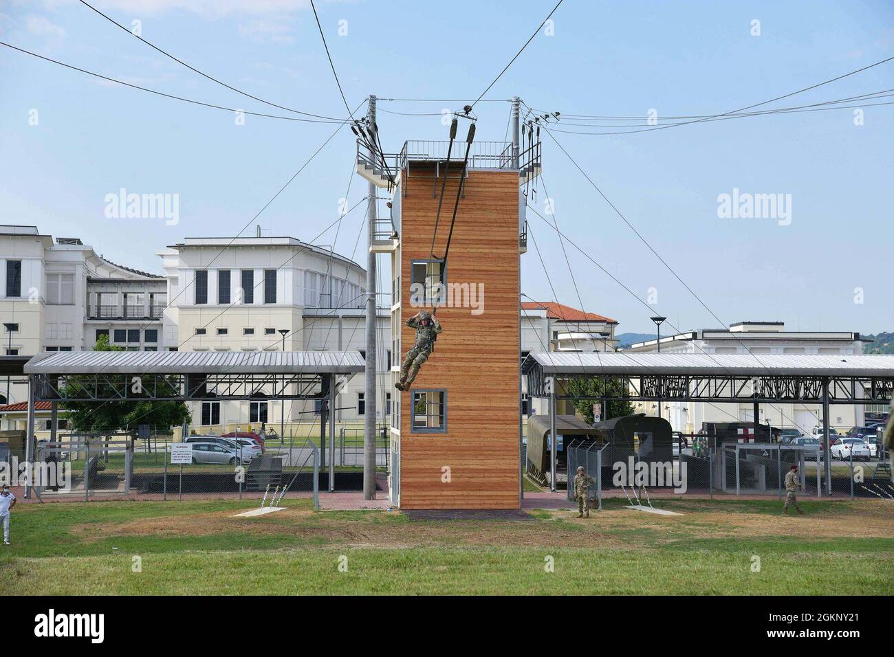 A U.S. Army Paratrooper assigned to 1st Battalion, 503rd Infantry ...