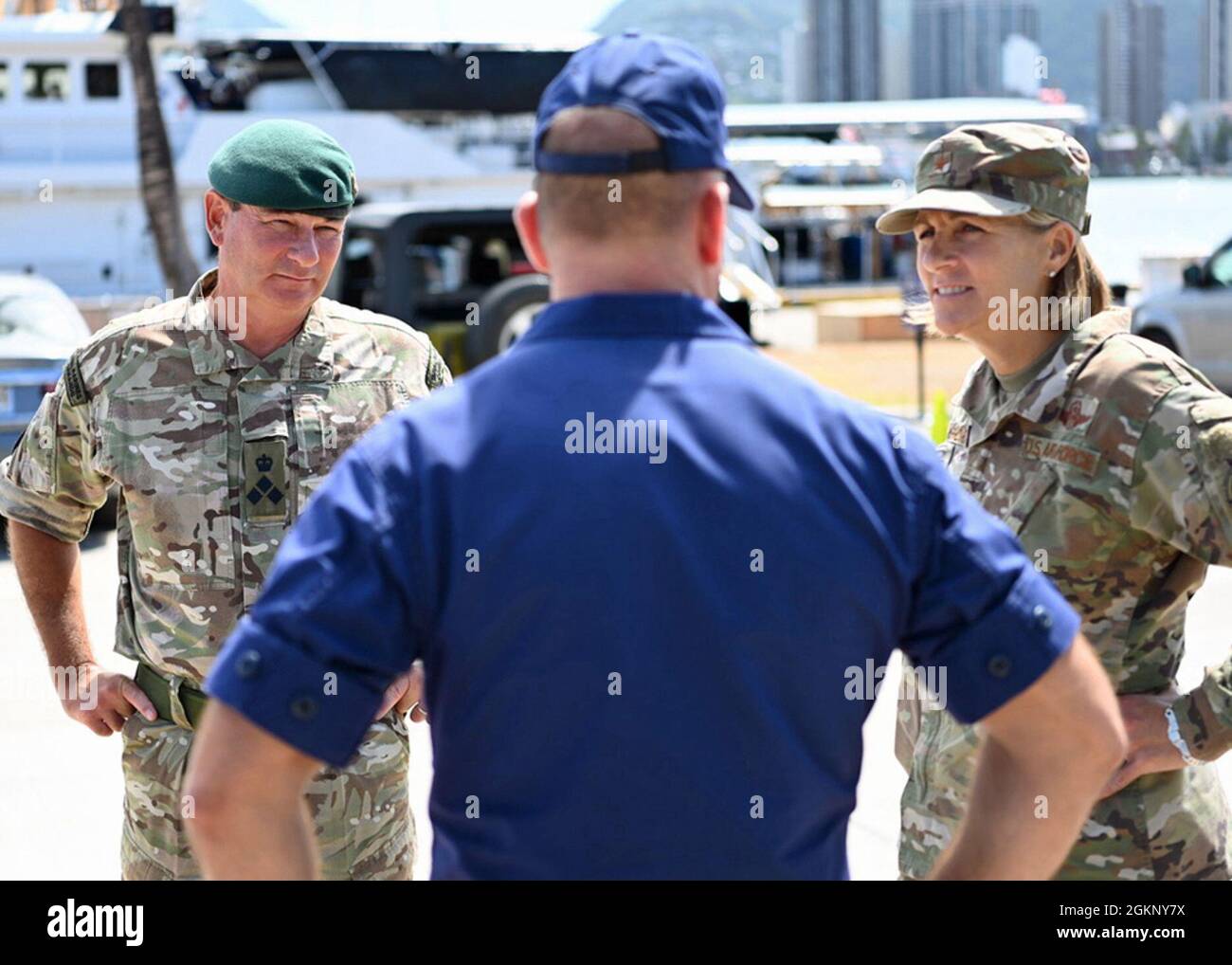 Brigadier General Jennifer Short and Brigadier General Alan Lister from ...