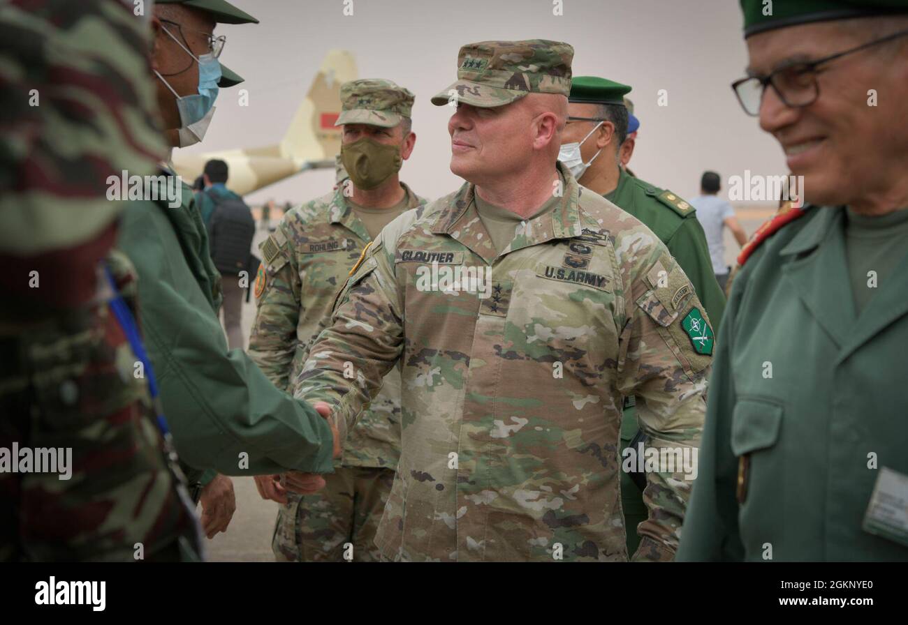 U.S. Army Lt. Gen. Roger Cloutier, Commander, Allied Land Command ...