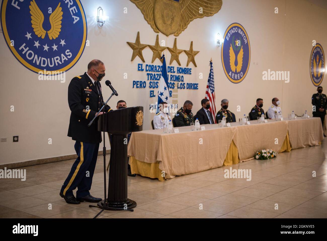 U.S. Army Col. Steven Gventer, commander of Joint Task Force-Bravo ...