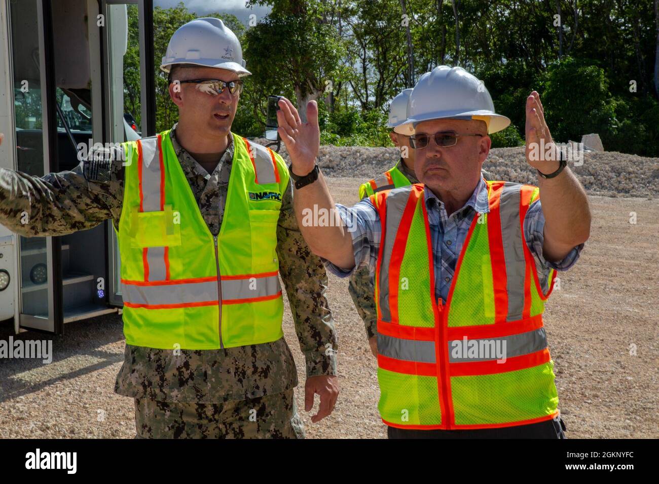 Dave Bednarcik, the Marine Corps Base (MCB) Camp Blaz Range Control ...