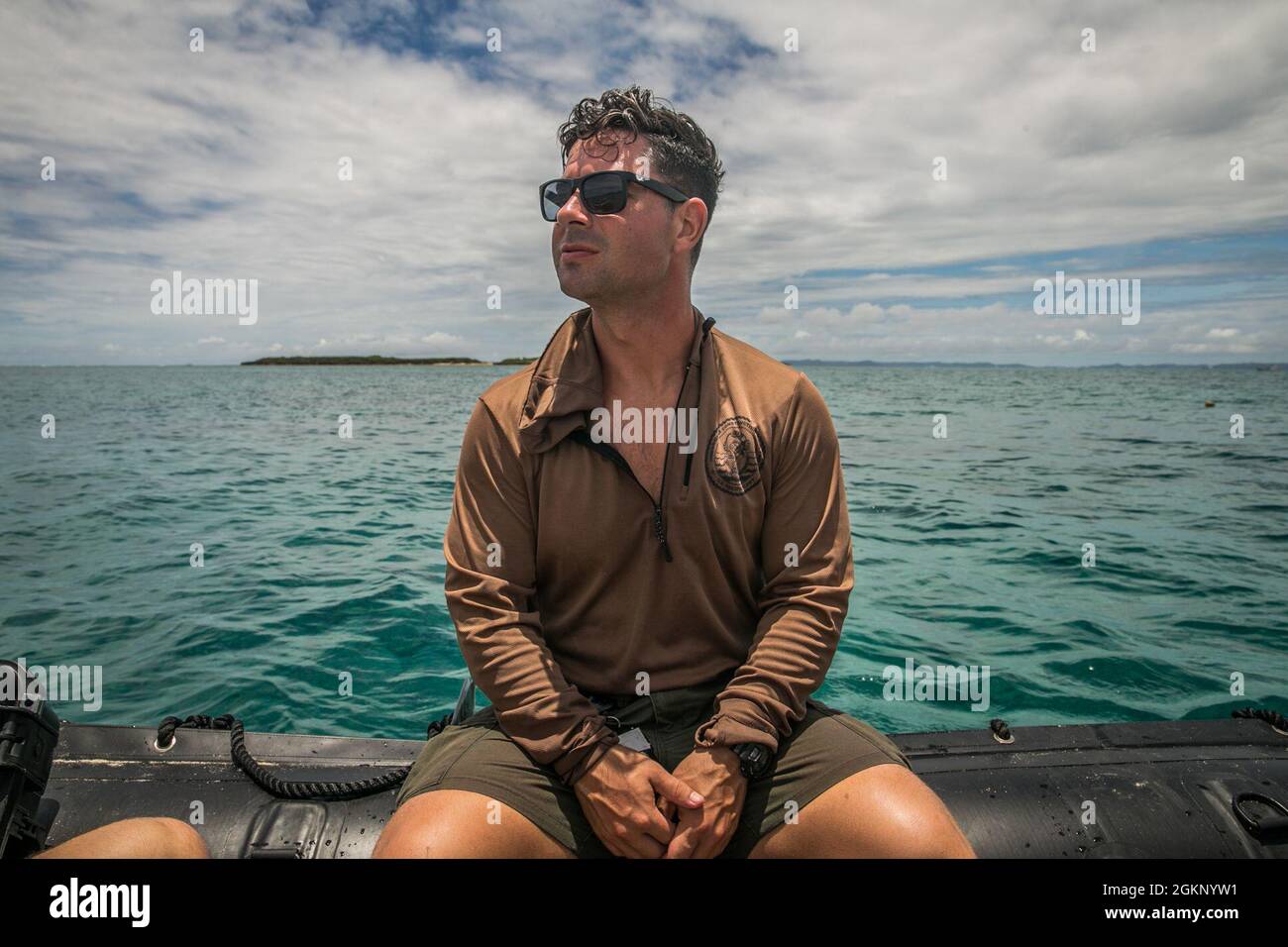U.S. Navy Chief Jacob Scarlett, team lead for the Maritime ...