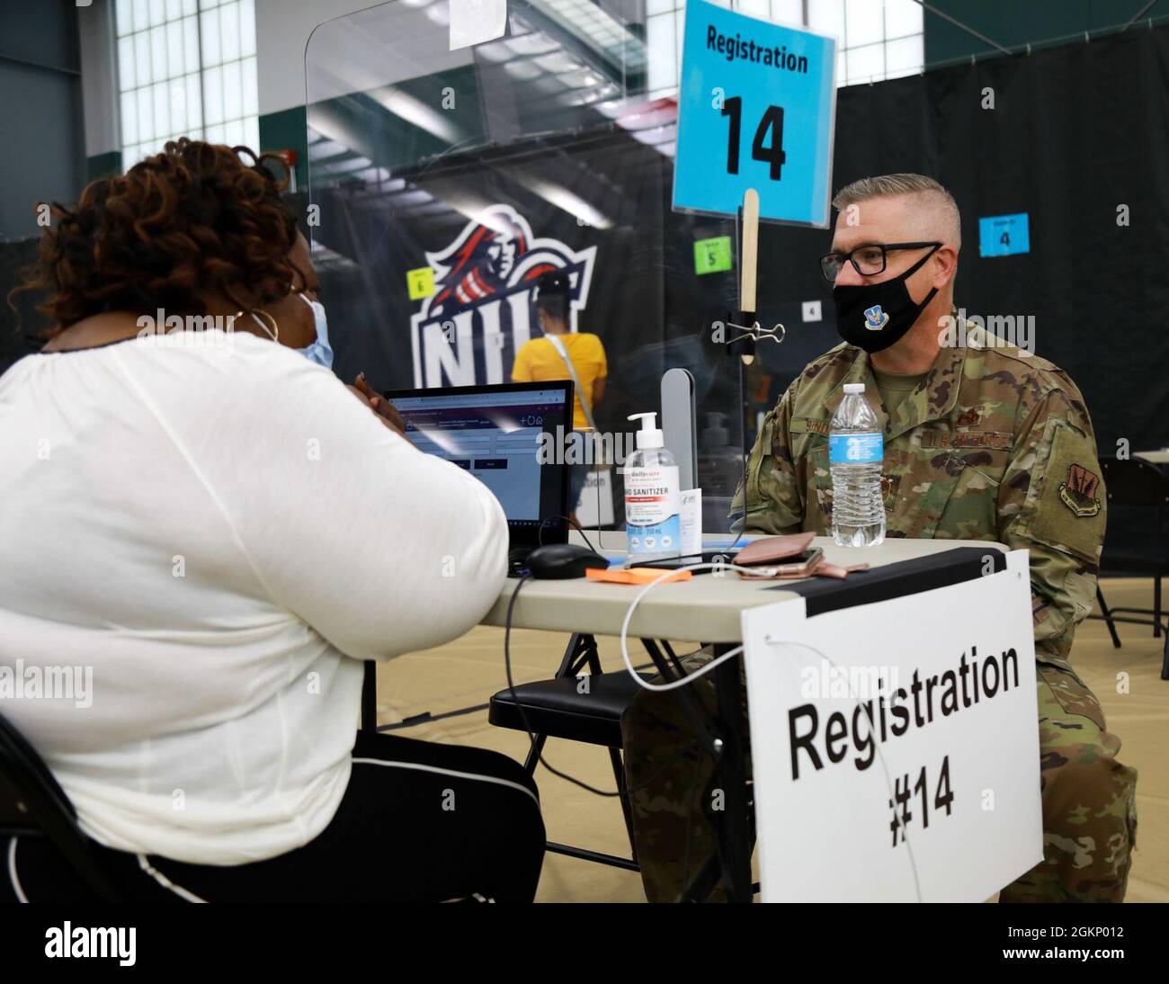 U.S. Air Force Chief Master Sgt. Mikael “Mack” Sundin (right), Command ...