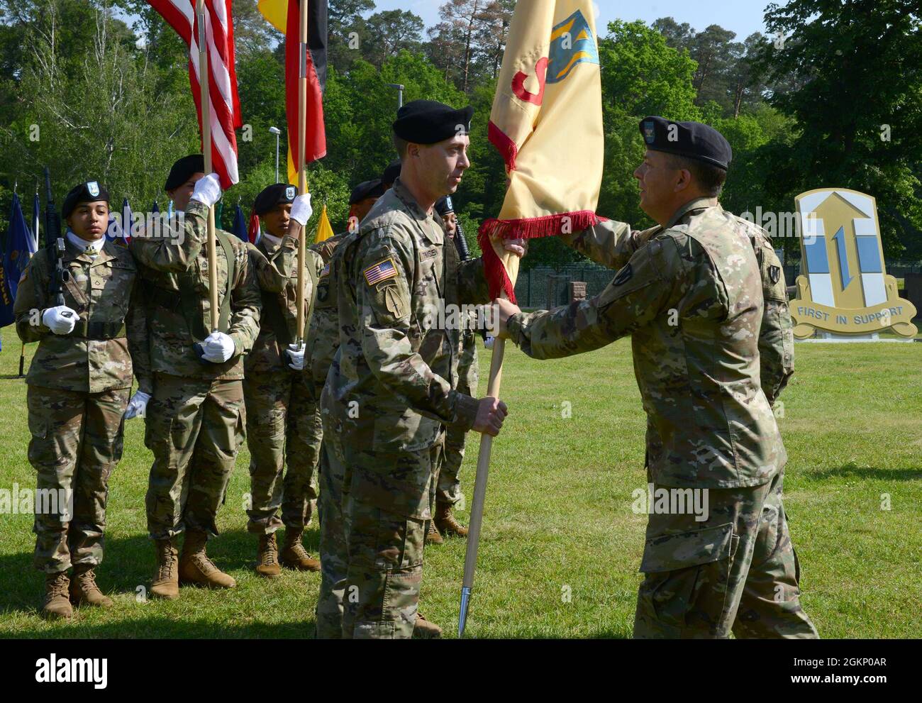 U.S. Army Col. Douglas A. LeVien III, deputy commanding officer, 21st ...