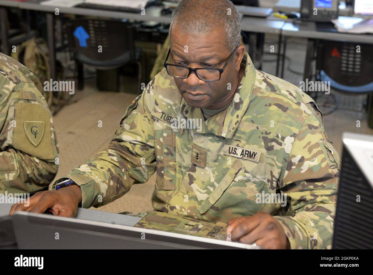 Indiana National Guard Chief Warrant Officer 3 Kevin Turner, of ...