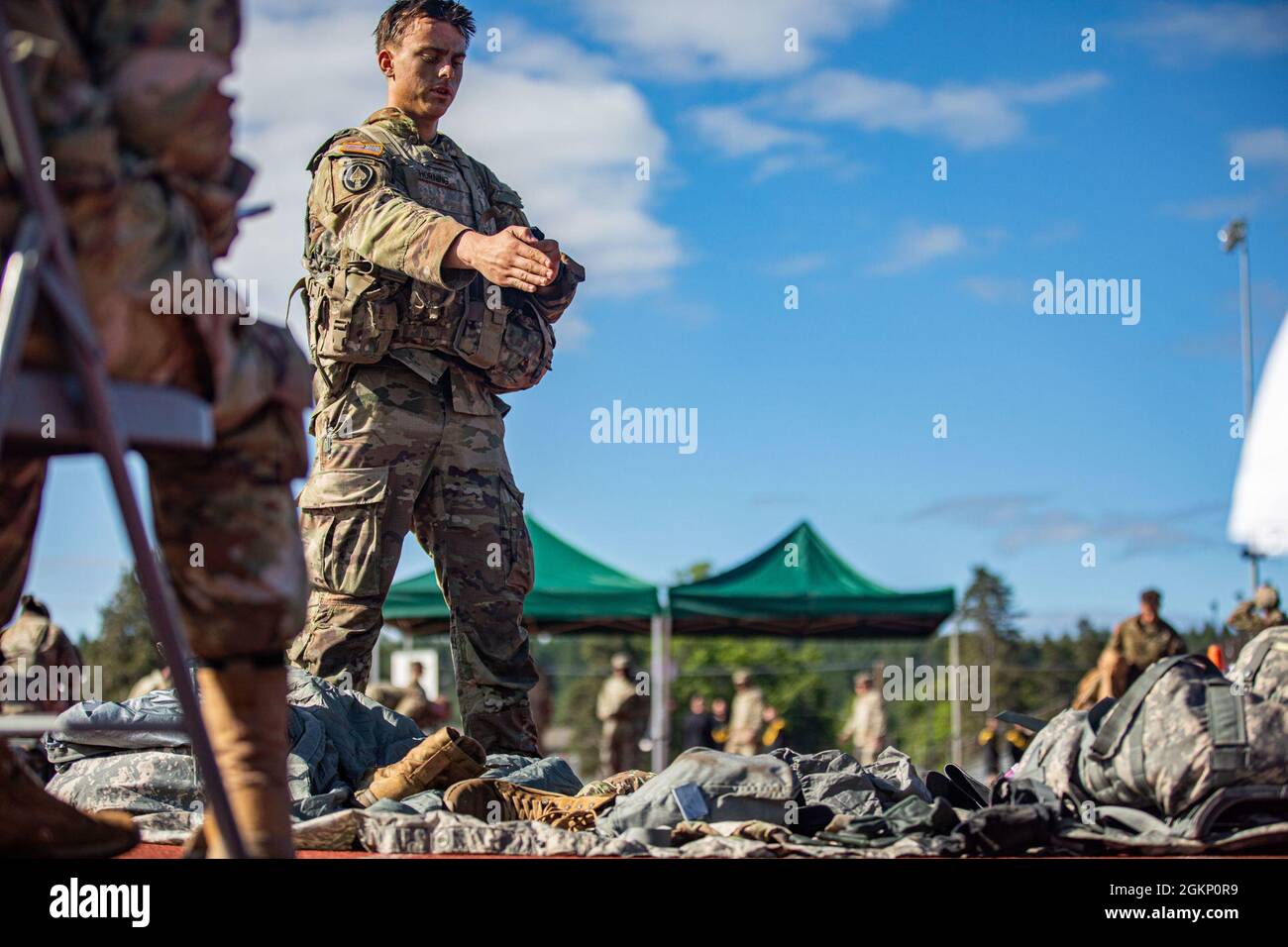 Sgt. Daniel Horning, an intelligence analyst assigned to Headquarters ...
