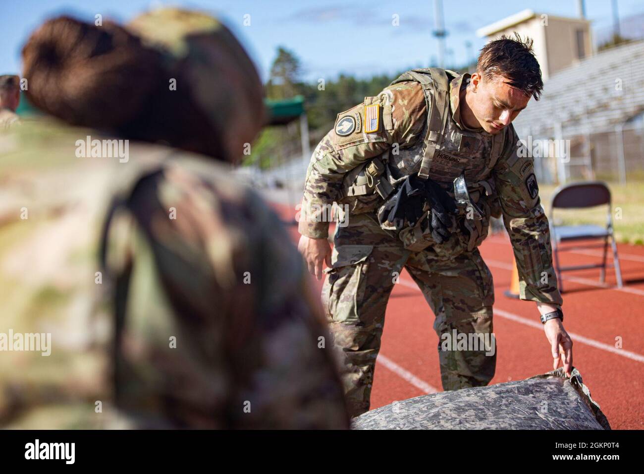 Sgt. Daniel Horning, an intelligence analyst assigned to Headquarters ...