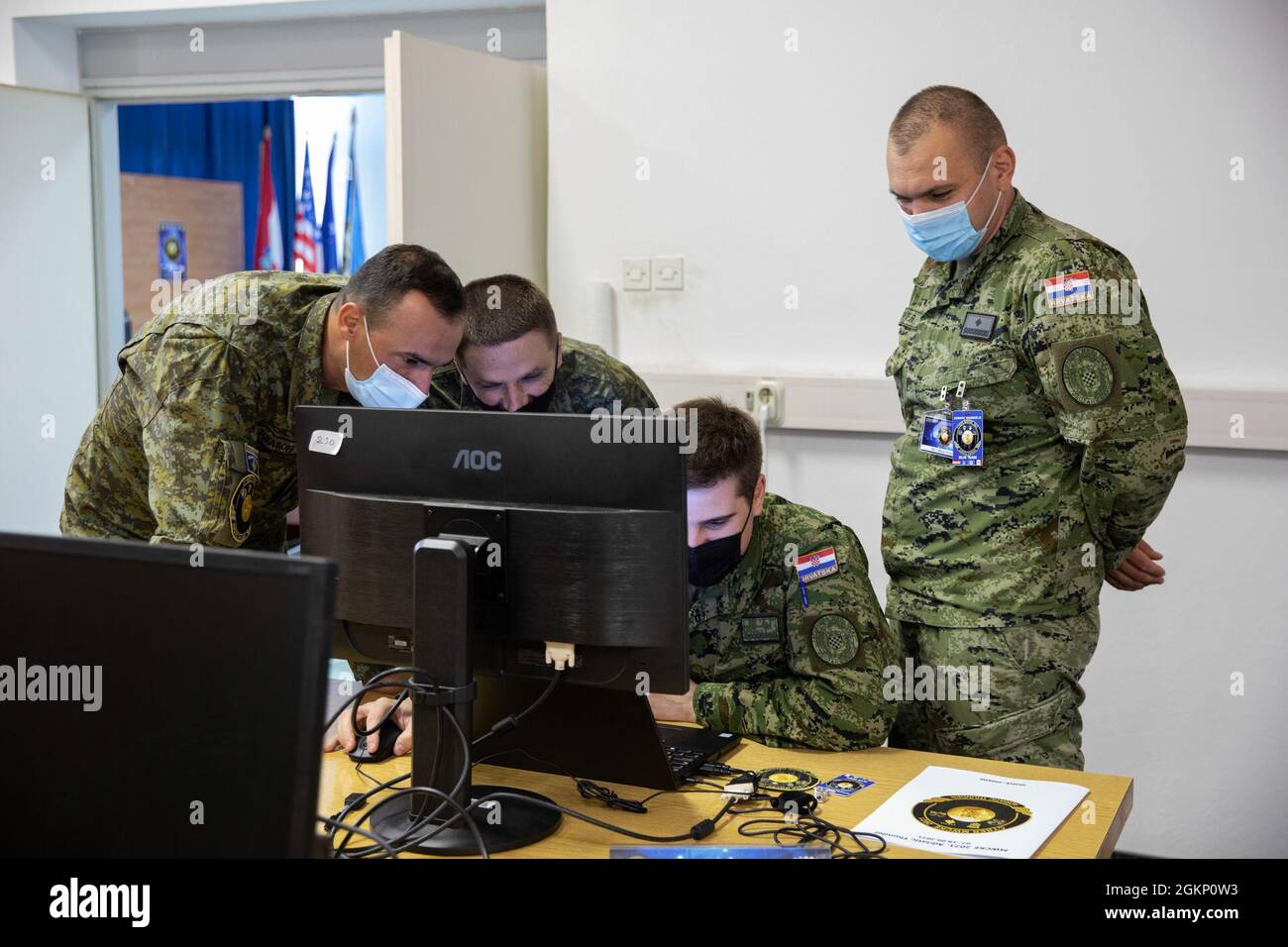 Soldiers with the Kosovo Security Forces participate in the Midwest ...