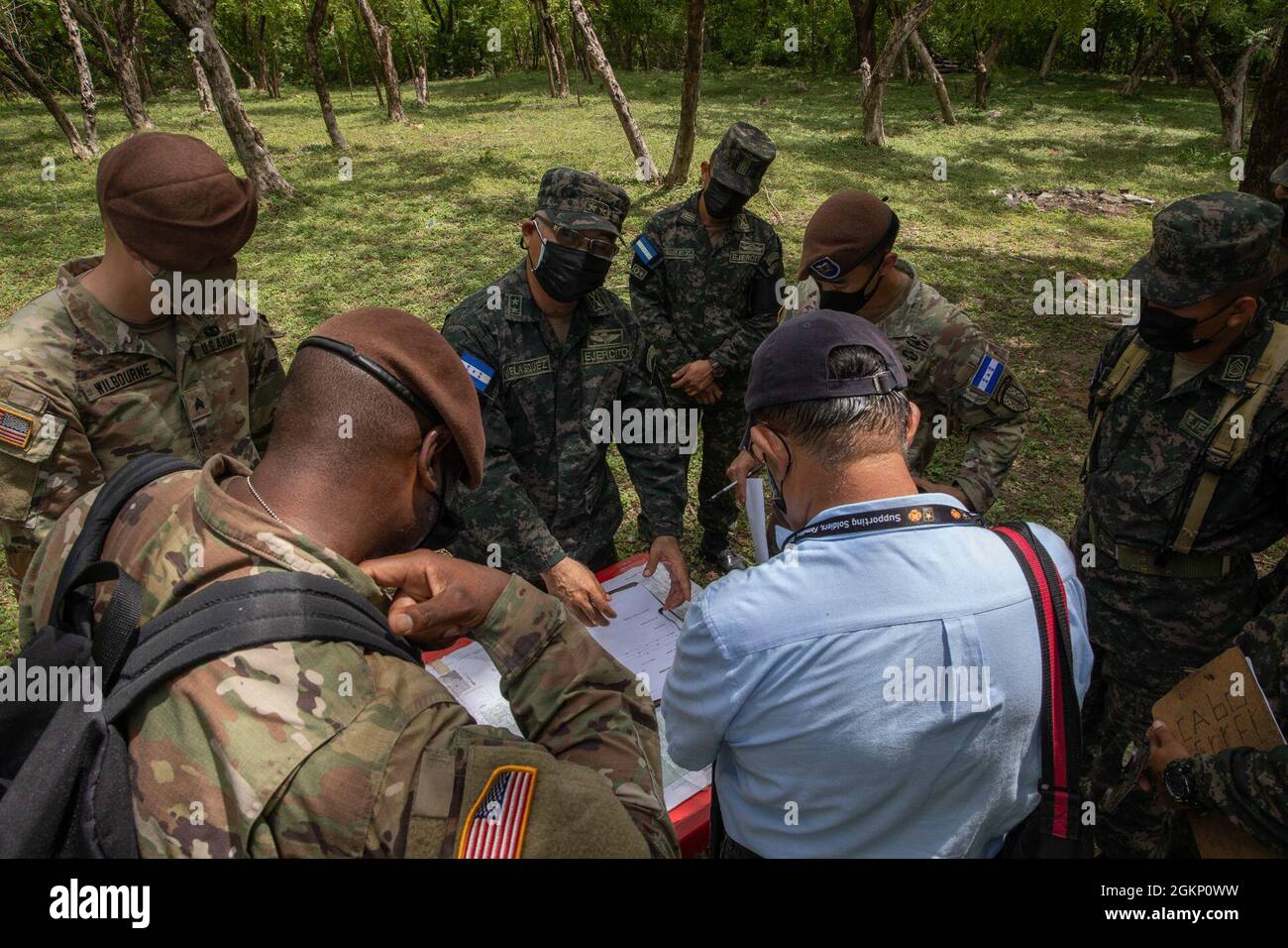 Soldiers assigned to Field Artillery Advisor Team 1412, 5th Battalion ...