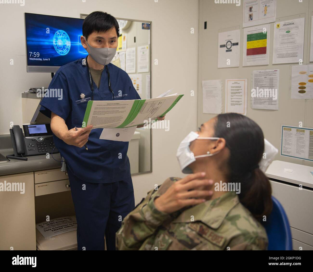 U.S. Air Force Lt. Col. Jack Chung, a dentist from the 18th Dental ...