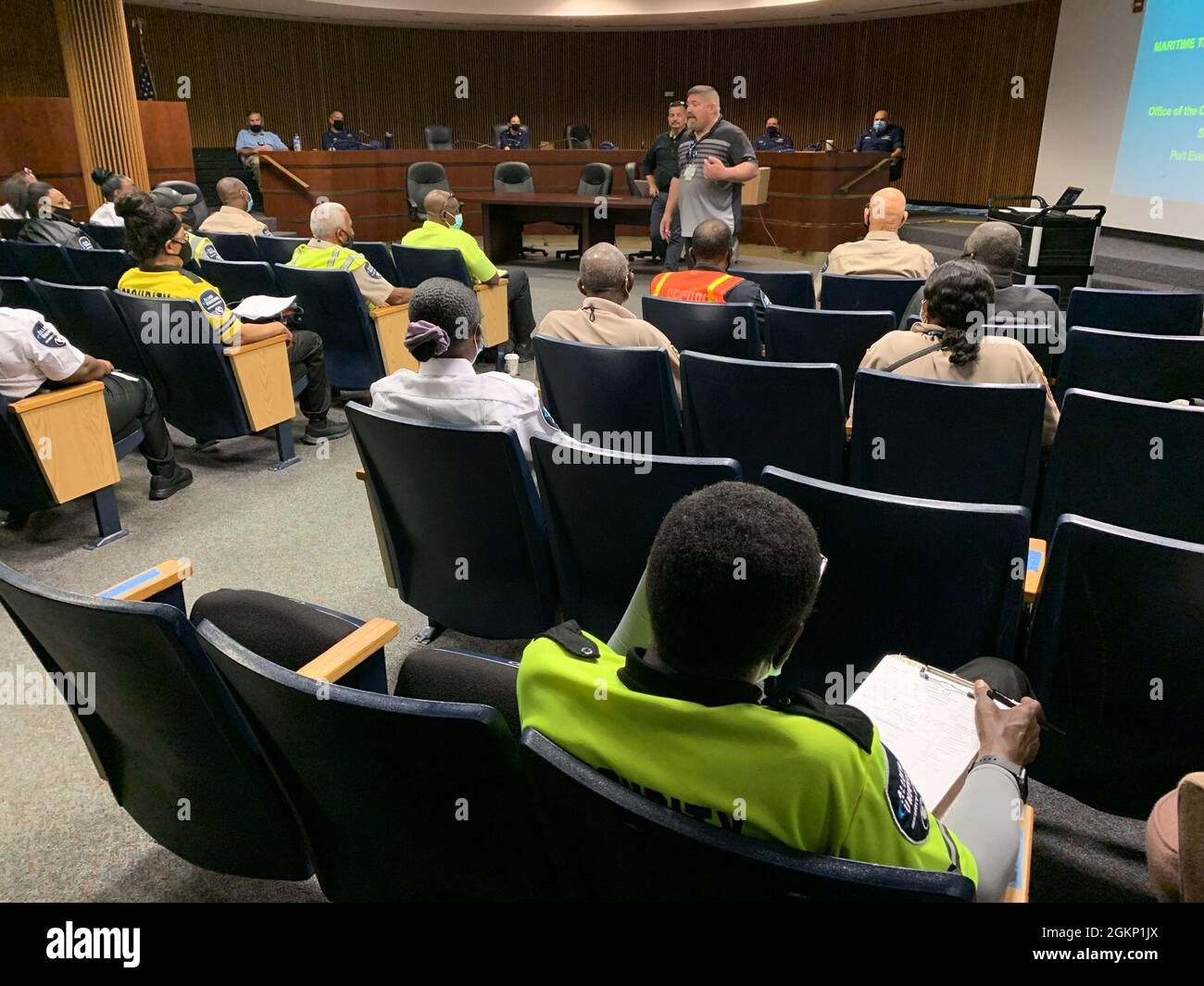 The U.S. Coast Guard International Port Security Program team hosted a ...