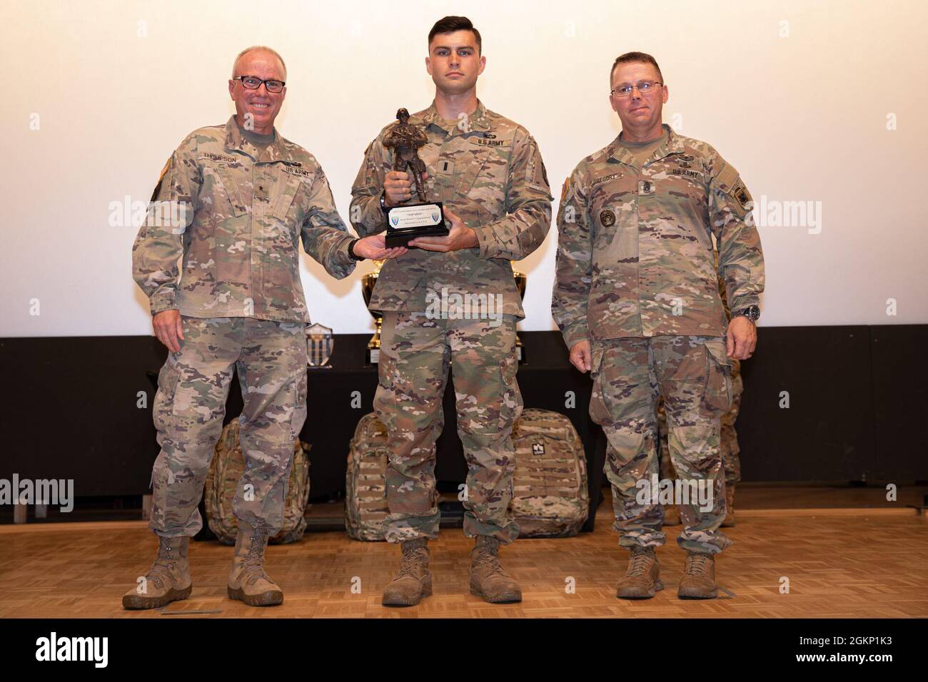 U.S. Army Brig. Gen. Mark W. Thompson, (Left) Command Surgeon, Regional ...