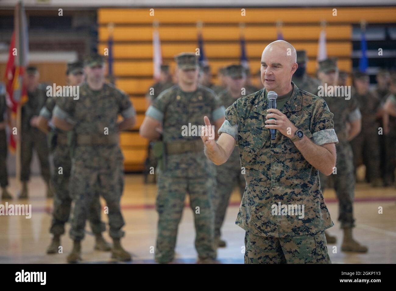 U.S. Marine Corps Brig. Gen. Forrest C. Poole III, commanding general ...