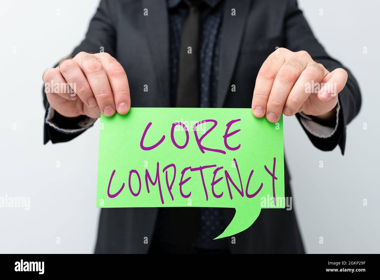 Sign displaying Core Competency. Internet Concept harmonized ...