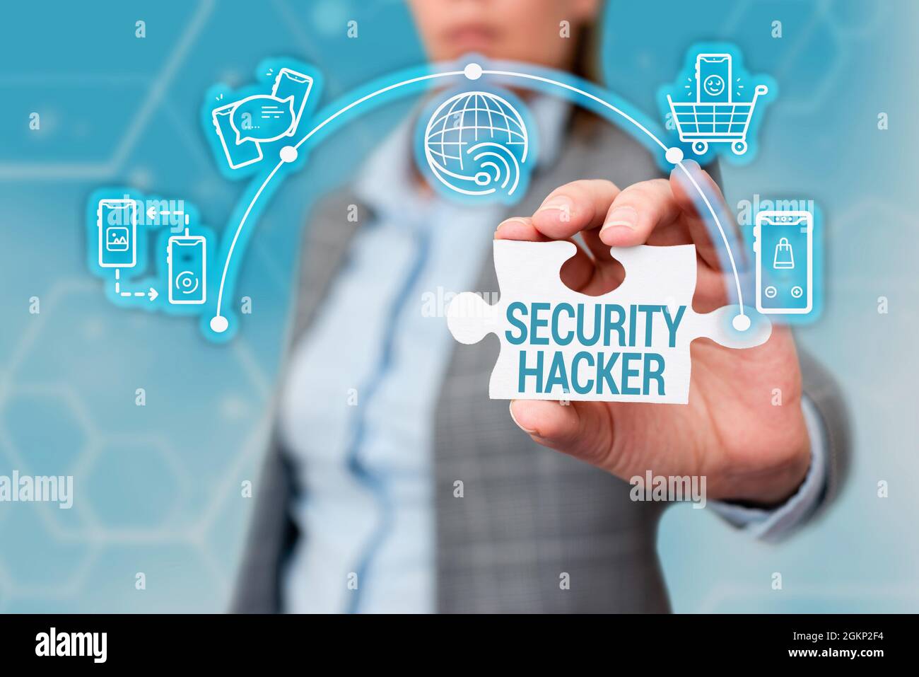 Handwriting Text Security Hacker Concept Meaning Someone Who Explores Methods For Breaching