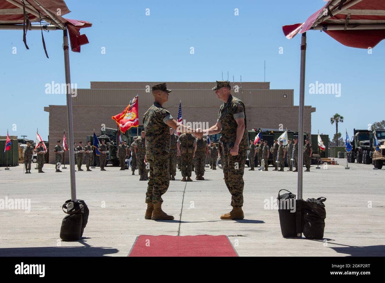 U.S. Marine Corps Lt. Col. Kurt A. Boyd, the outgoing commanding ...