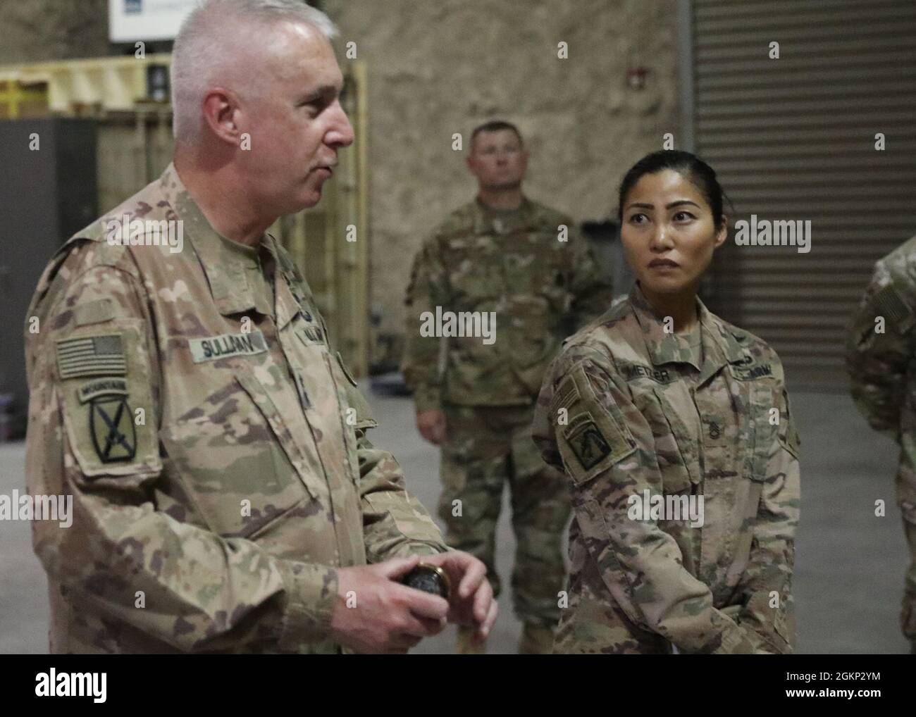 The Commanding General of the 1st Theater Sustainment Command, Maj. Gen. John P. Sullivan ...