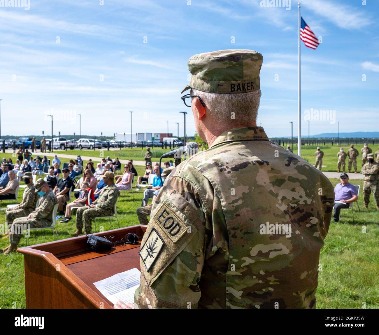 U.S. Army Lt. Col. Douglas Baker, commander of the 501st Ordnance ...