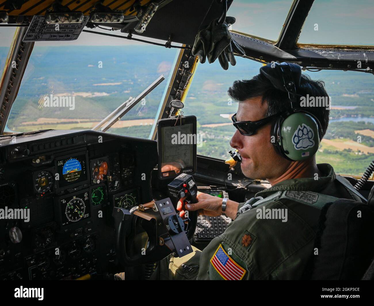 U.S. Air Force Maj. Doug Ferro, 118th Airlift Squadron pilot and ...