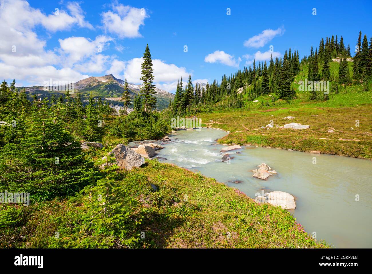 Beautiful mountain peak in North Cascade Range, Washington, USA Stock ...
