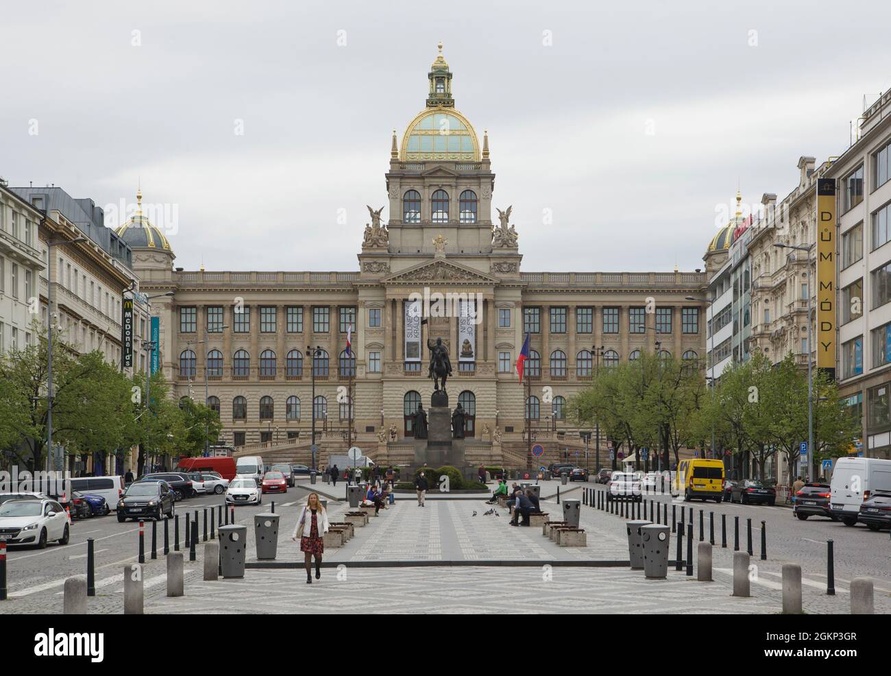 National Museum (Národní muzeum) in Wenceslas Square (Václavské náměstí ...