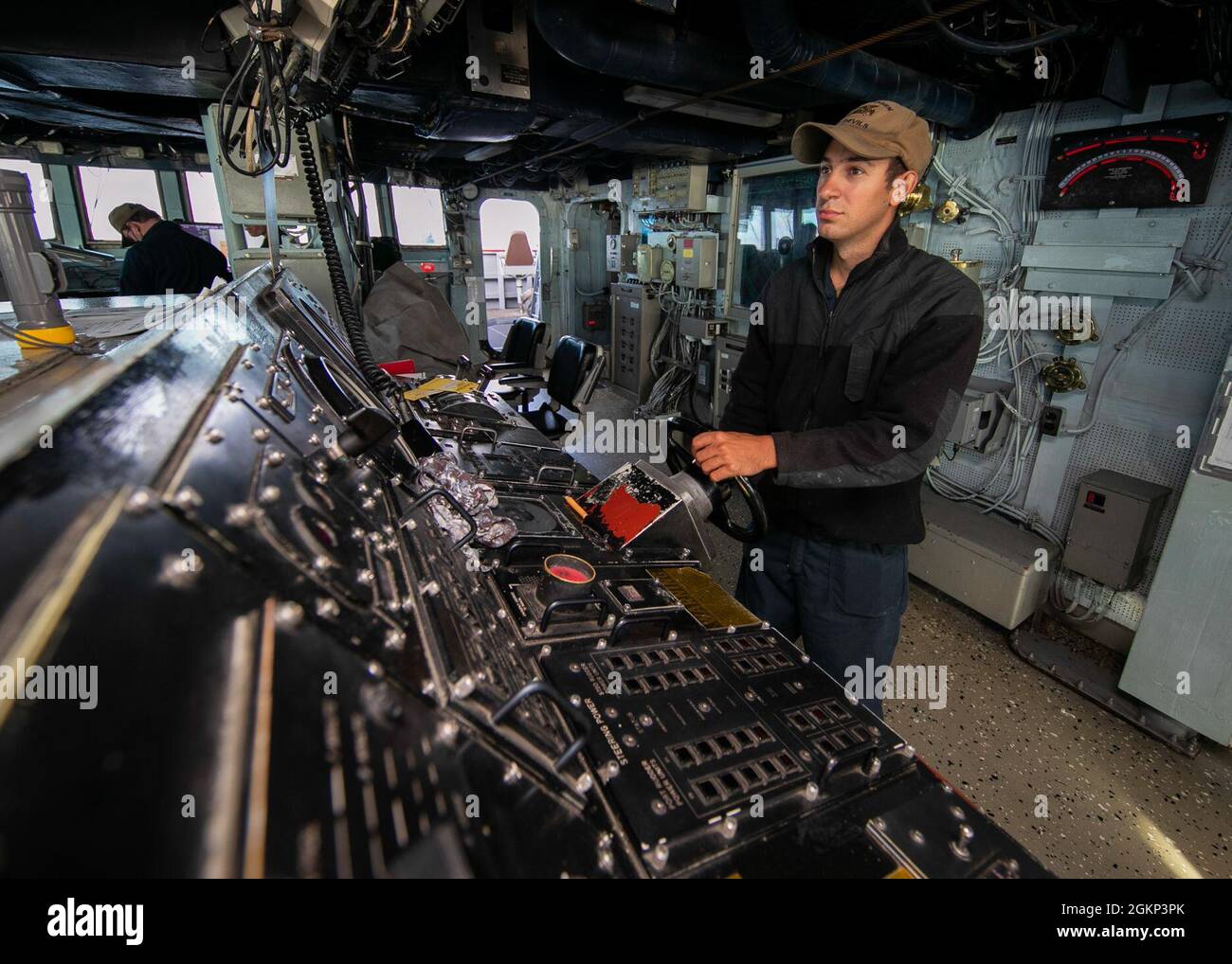 Boatswain's Mate Seaman Austin Page, from Erie, Pennsylvania, assigned ...