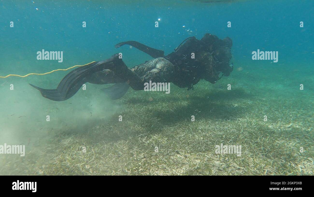 A U.S. Marine with 2d Reconnaissance Battalion (2d Recon), 2d Marine ...