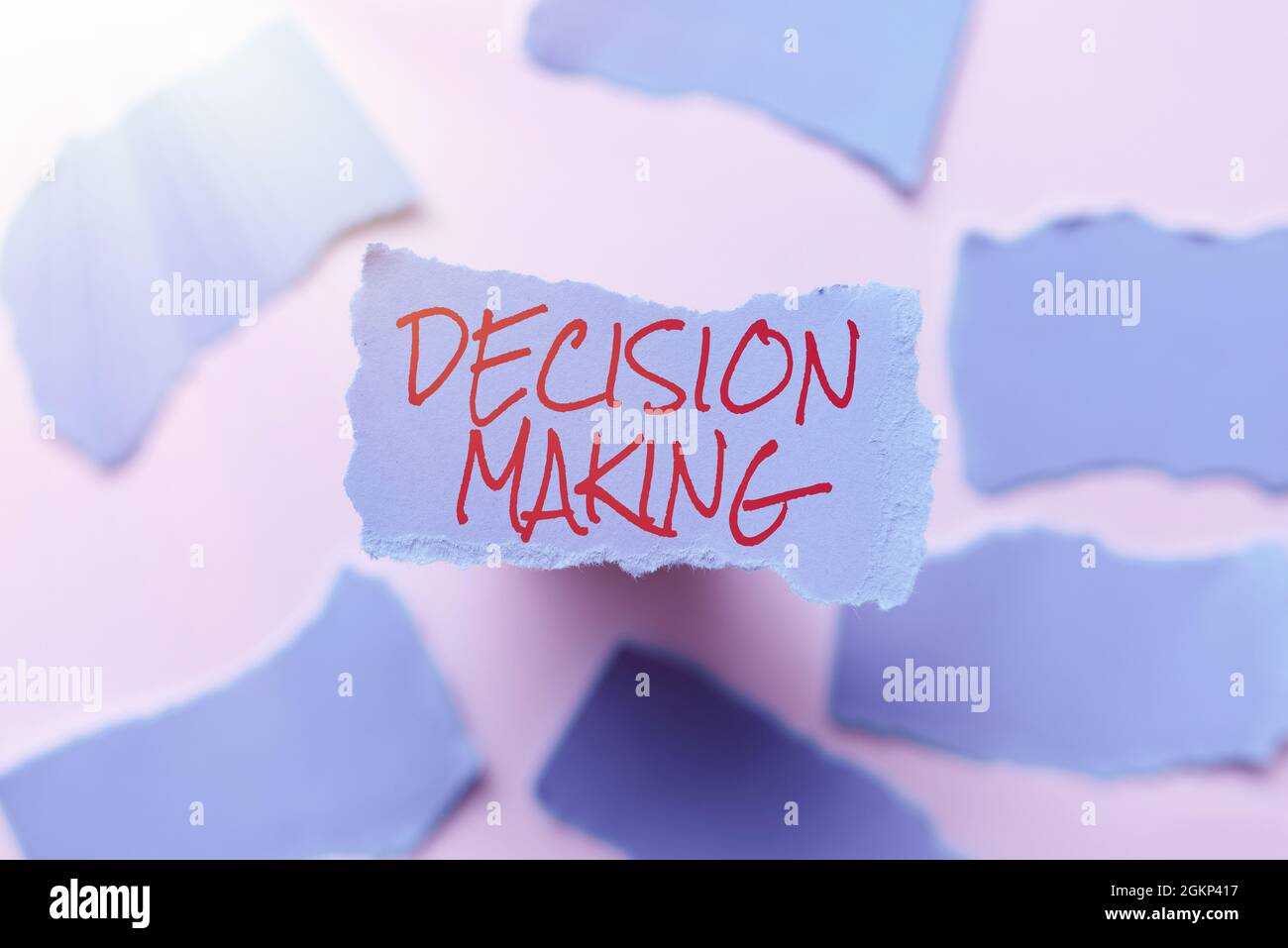 Inspiration showing sign Decision Making. Word Written on process of ...