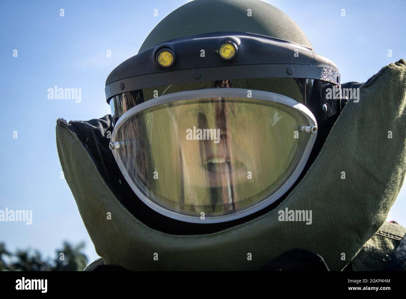 U.S. Marine Corps Sgt. Christian Rutledge, a parachute rigger with ...