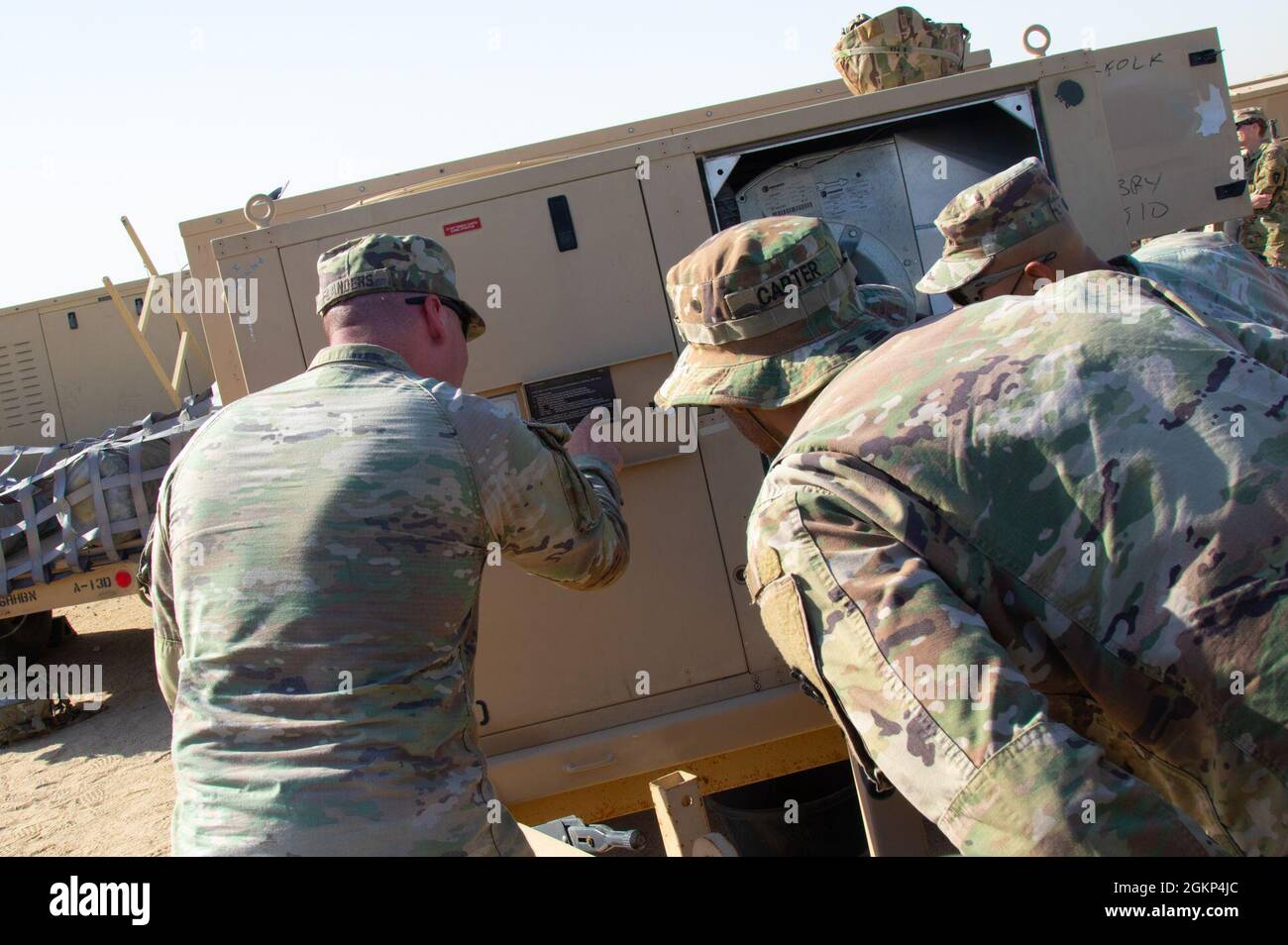 U.S. Army 1st Lt. Brian Flanders, Operations Company executive officer ...