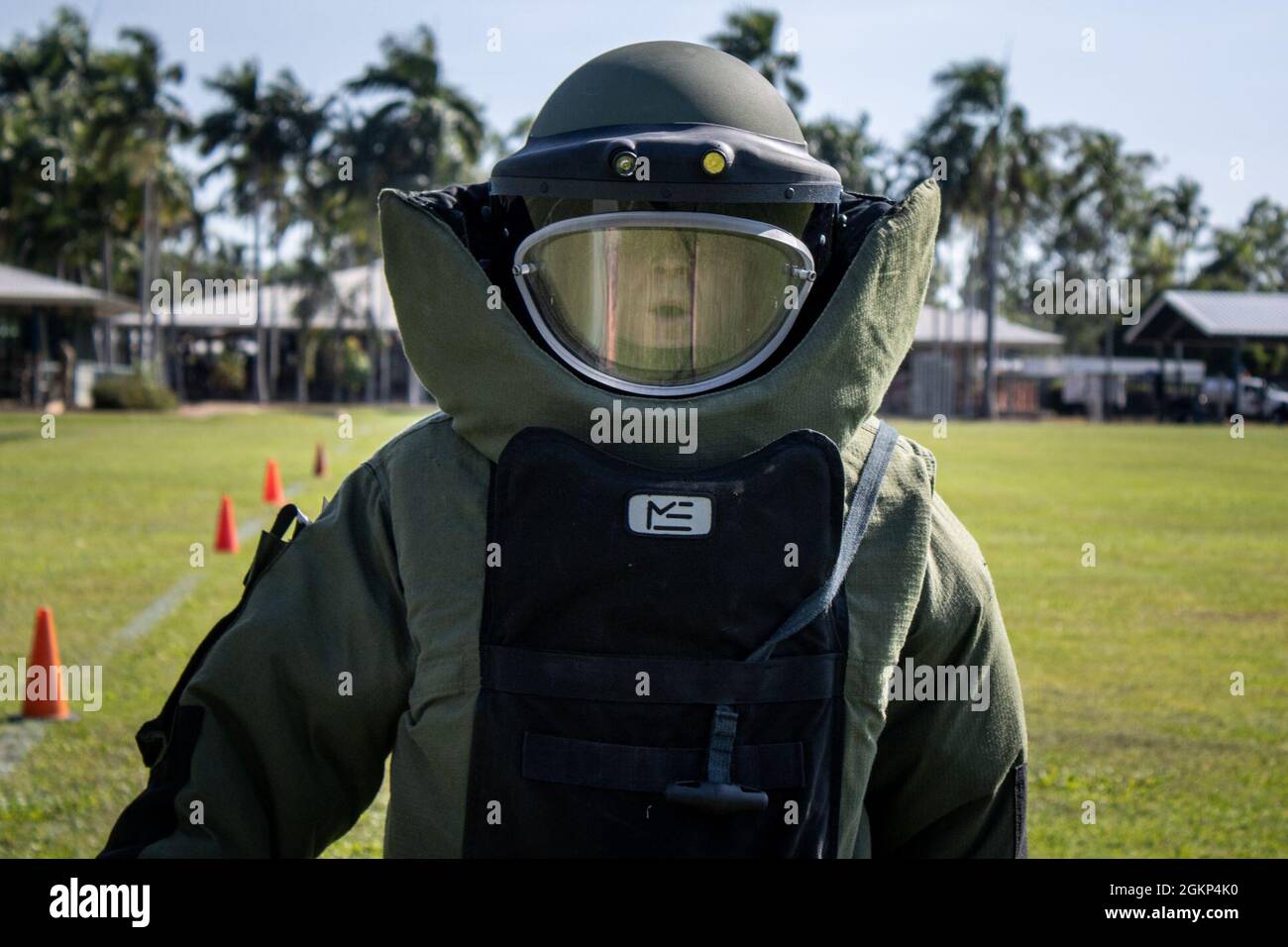 U.S. Marine Corps Sgt. Christian Rutledge, a parachute rigger with ...